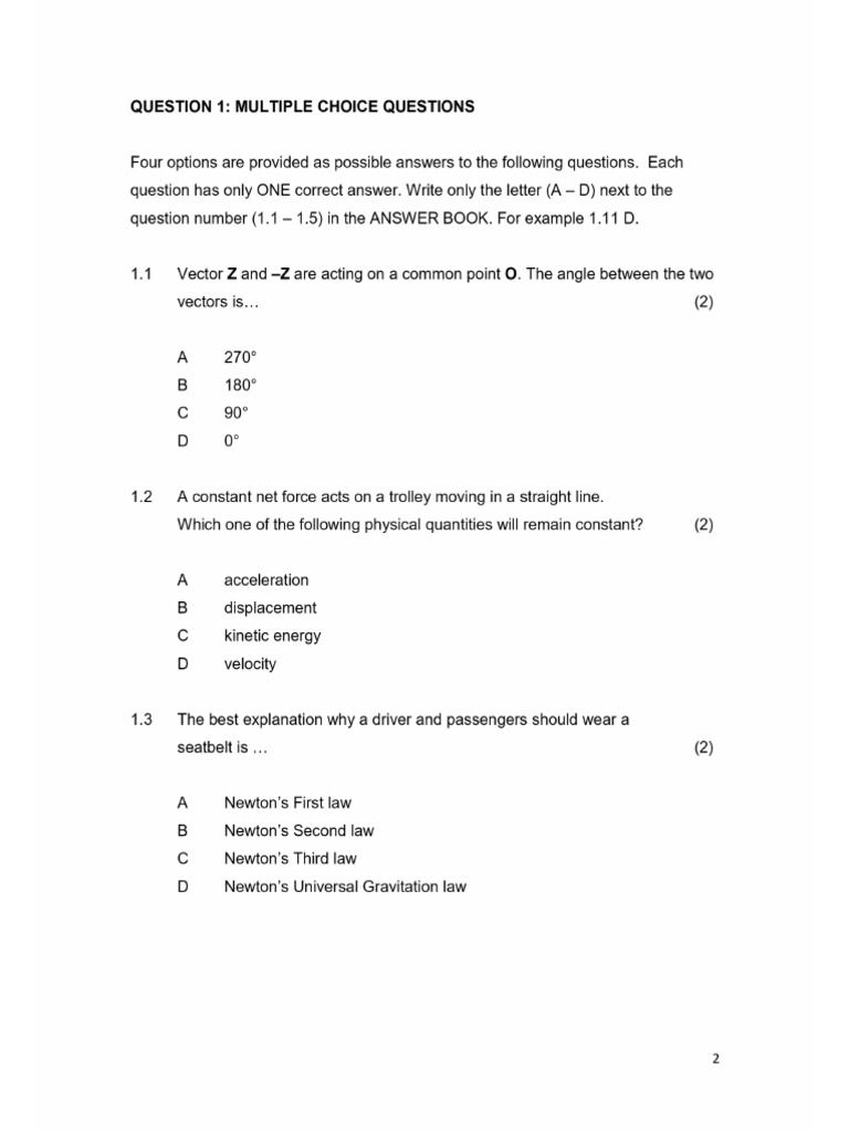 Grade 11 Newton + Term 1 Chem Worksheet | PDF