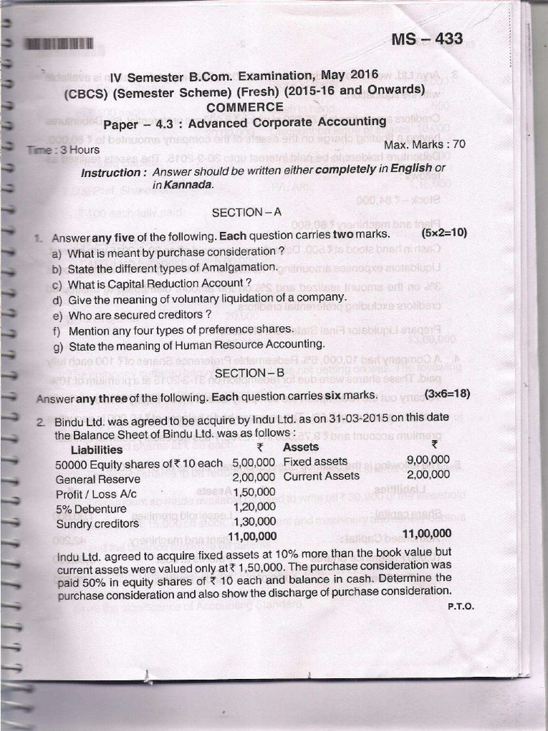 Advanced Corporate Accounting | PDF