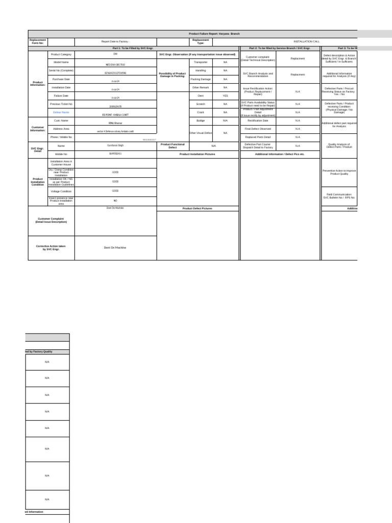 Replacement Form | PDF | Electrical Engineering