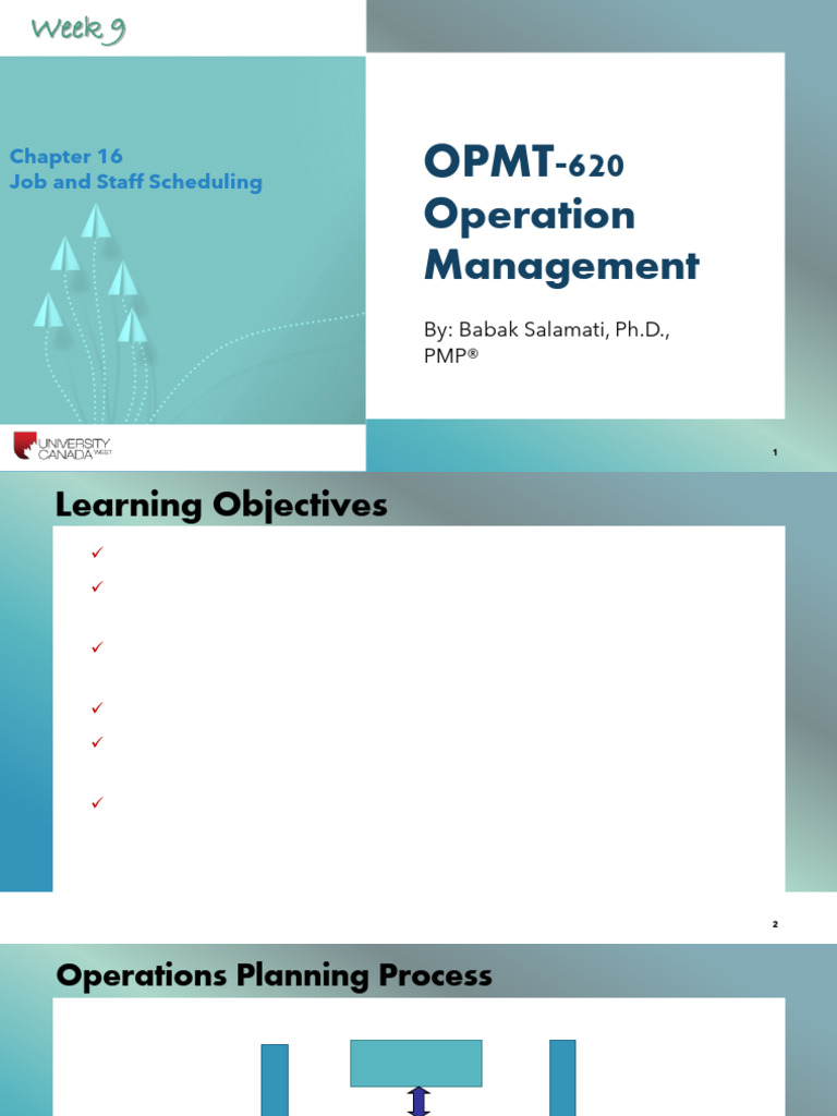 Week 09-OPMT-620-Chapter 16 | PDF | Applied Mathematics | Algorithms