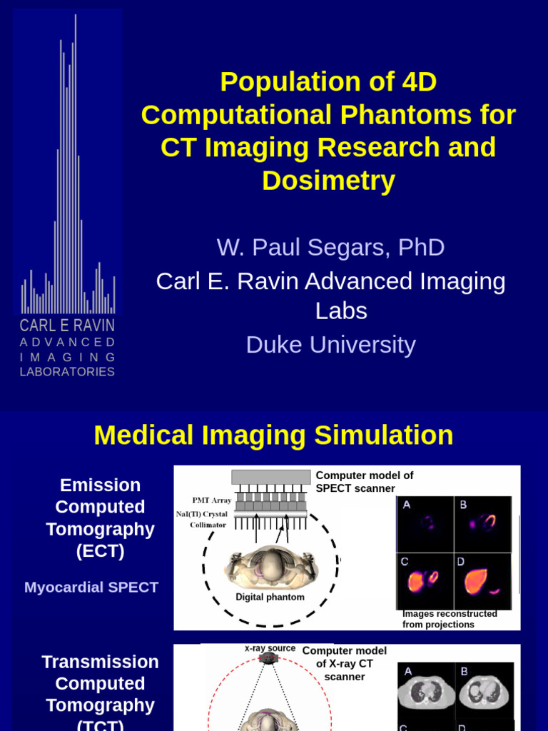 Segars Slides MDCT | PDF | Ct Scan | Medical Imaging