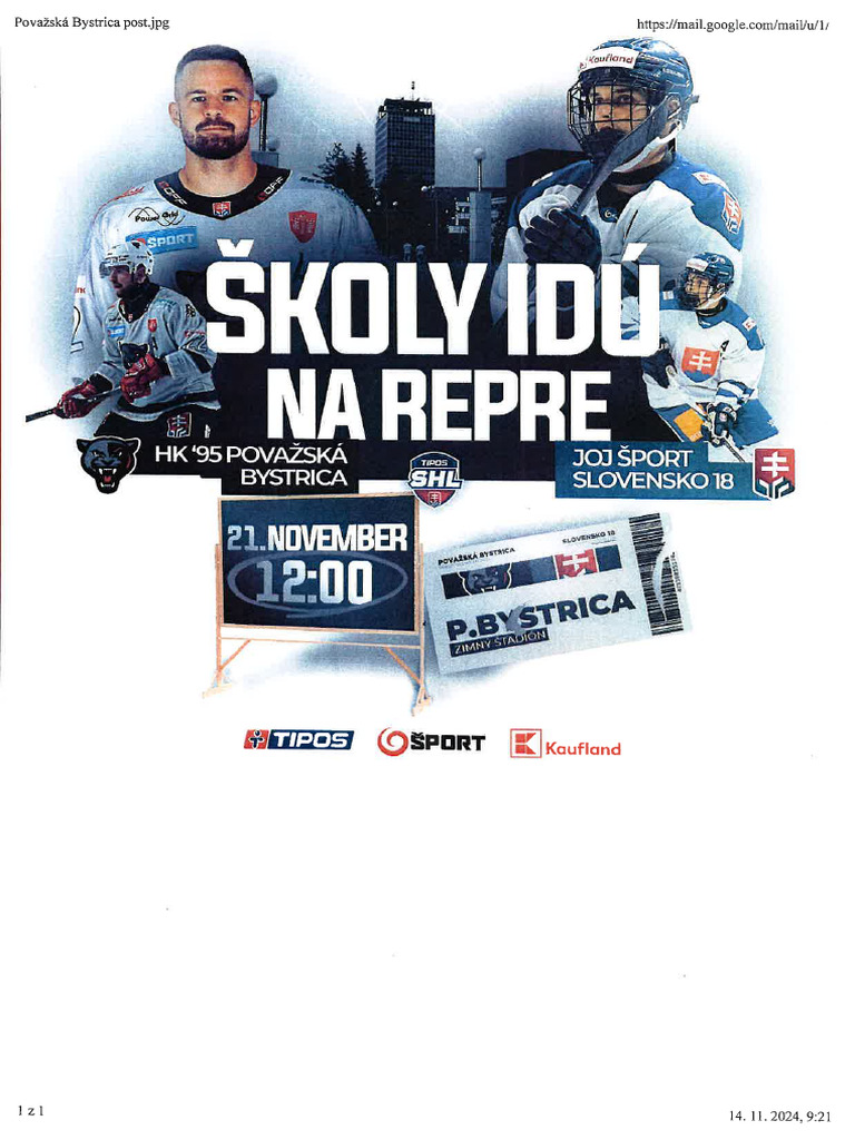 Školy Idú Na Repre - Plagát 1 | PDF