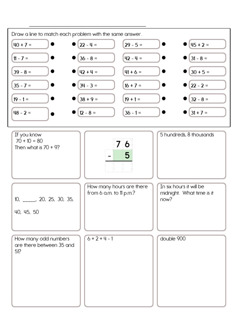 MathWorksheetsGrade3 12 9 | PDF