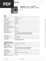 Product Data Sheet: Easypact CVS - CVS630F ETS 2.3 Circuit Breaker ...