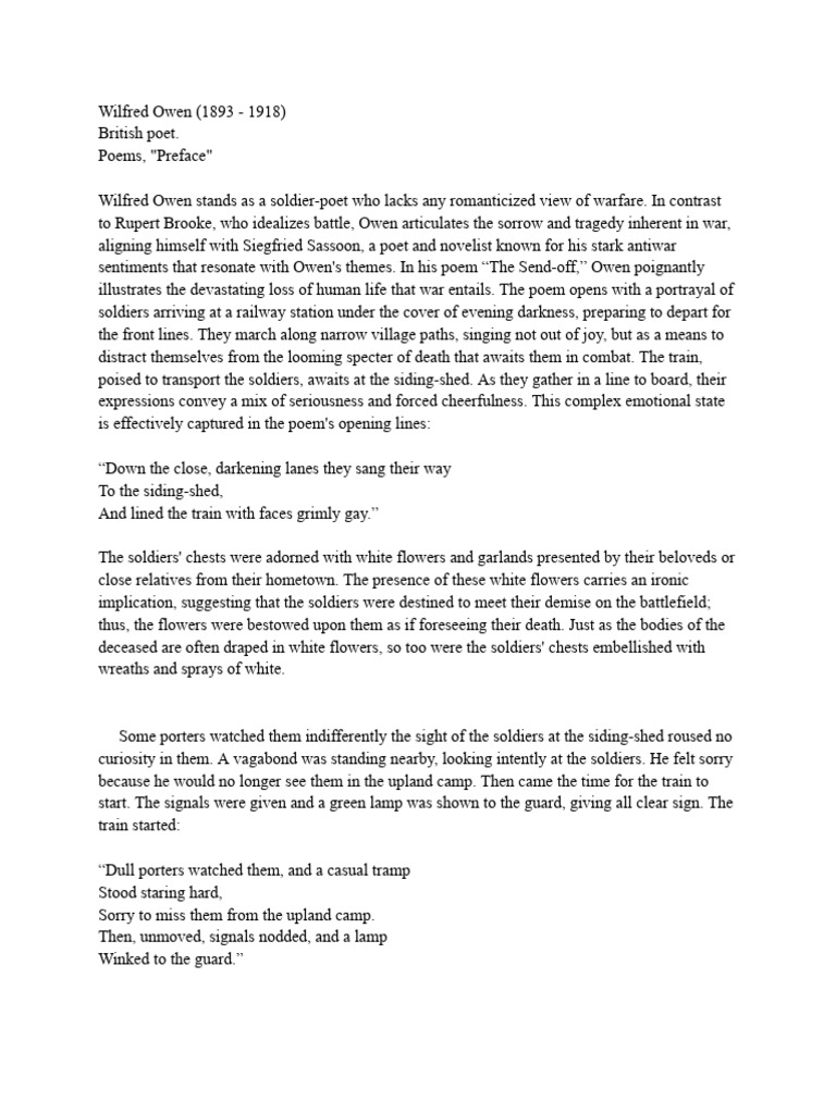 The Soldier BY RUPERT BROOKE | PDF | Poetry