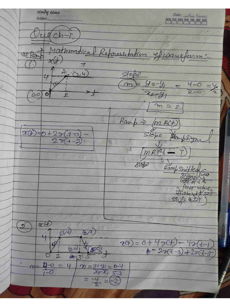 Standard Signal Equation | PDF