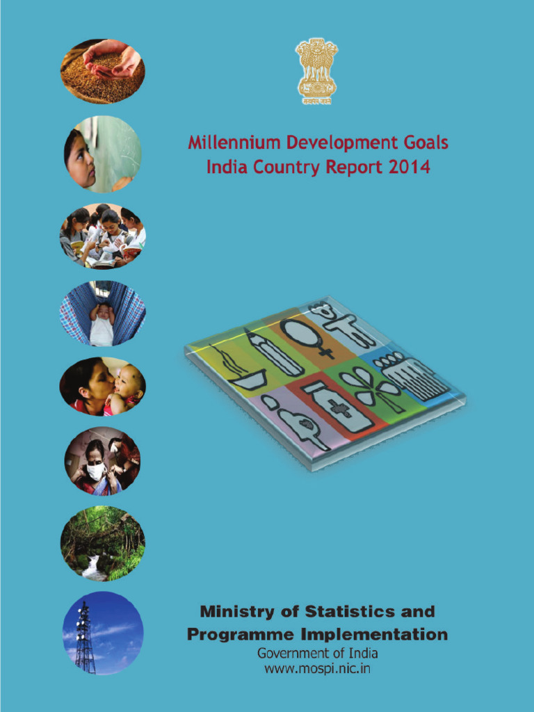 India MDG Progress Report 2014 | PDF | Millennium Development Goals