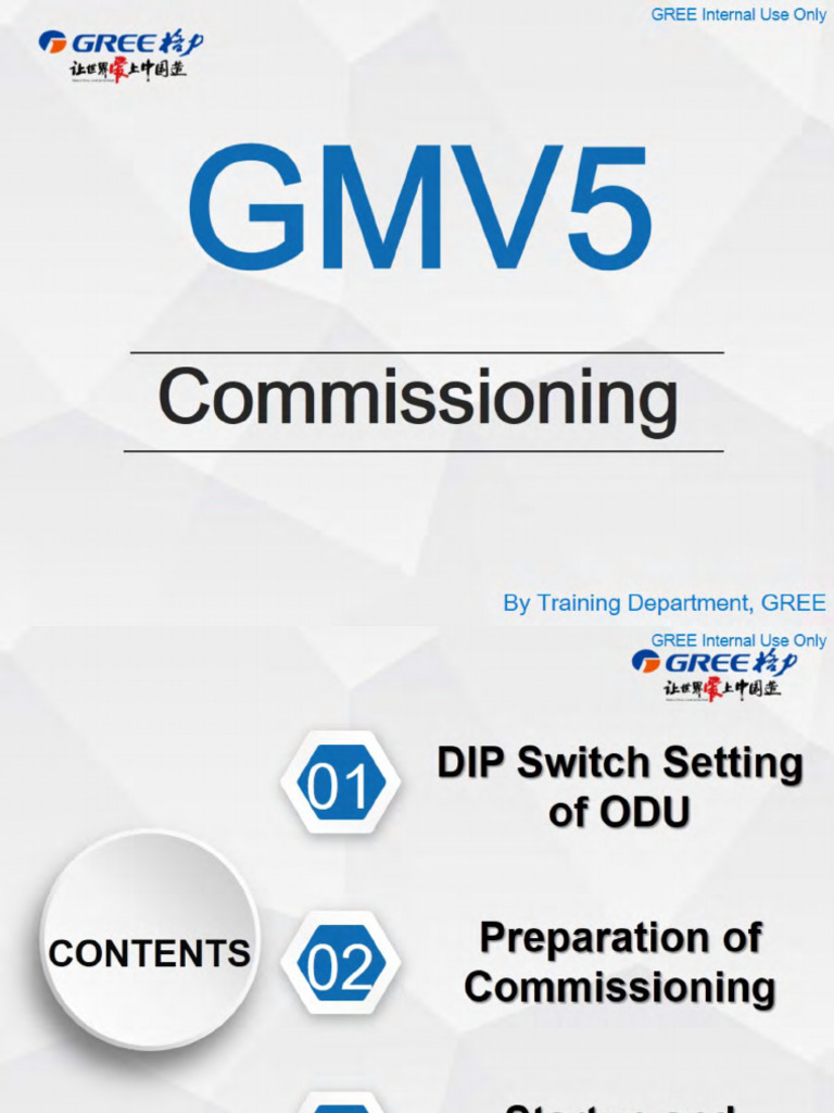 GREE GMV5 Commissioning | PDF