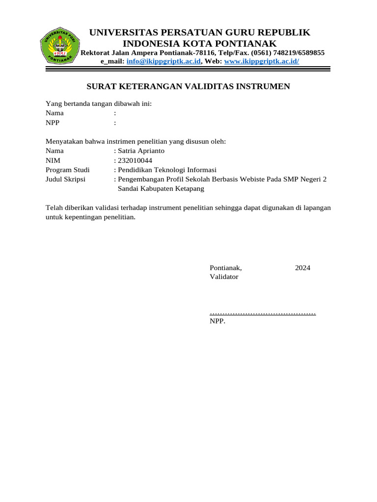 Surat Satria | PDF
