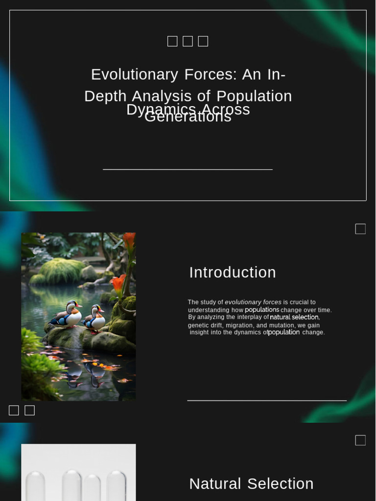 Evolutionary Forces: An In-Generations Depth Analysis of Population Dynamics Across | PDF