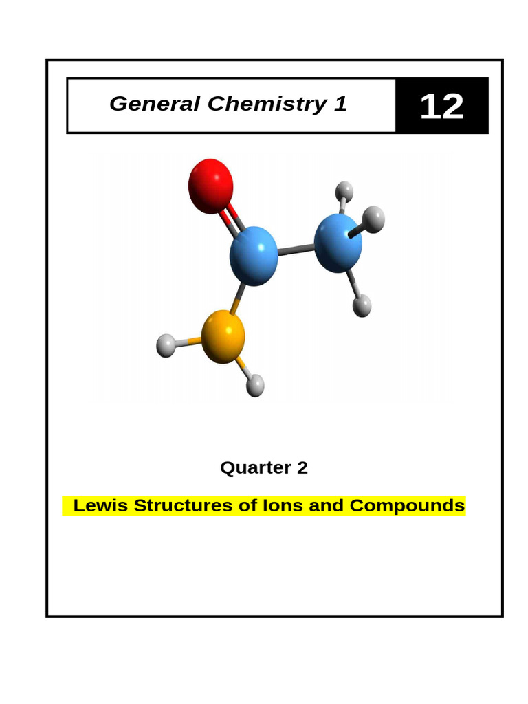 GENERAL CHEMISTRY 1 Module | PDF | Chemical Bond | Valence (Chemistry)