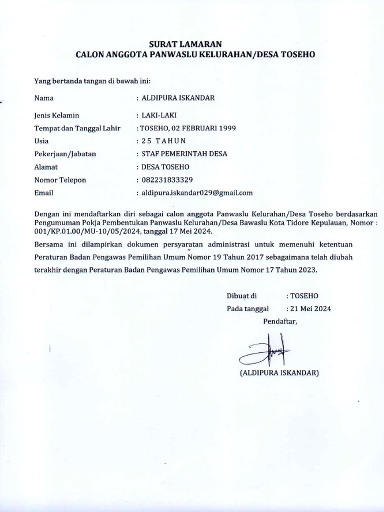 Persyaratan PKD Toseho | PDF