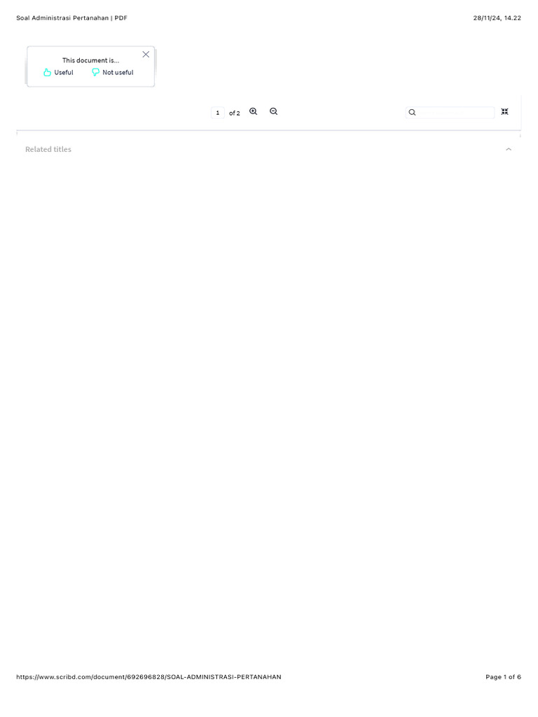 Soal Administrasi Pertanahan - PDF | PDF | Publishing | Written Communication