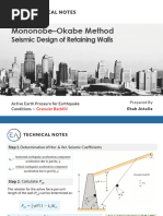 Mononobe Okabe Theory | PDF | Continuum Mechanics | Force