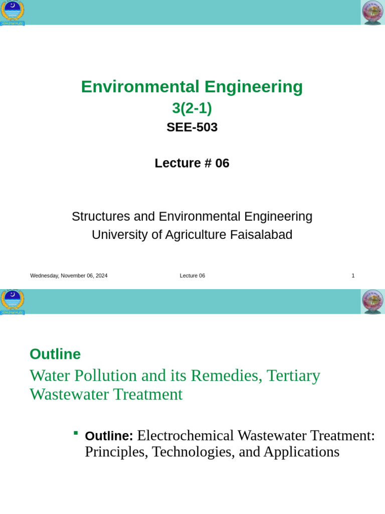Electro Coagulation | PDF | Physical Sciences | Materials