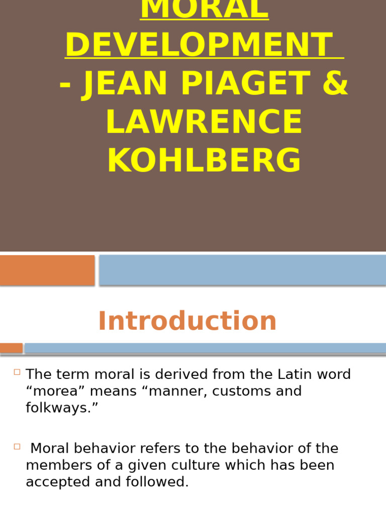 Moral Development Theory | PDF | Morality | Psychology