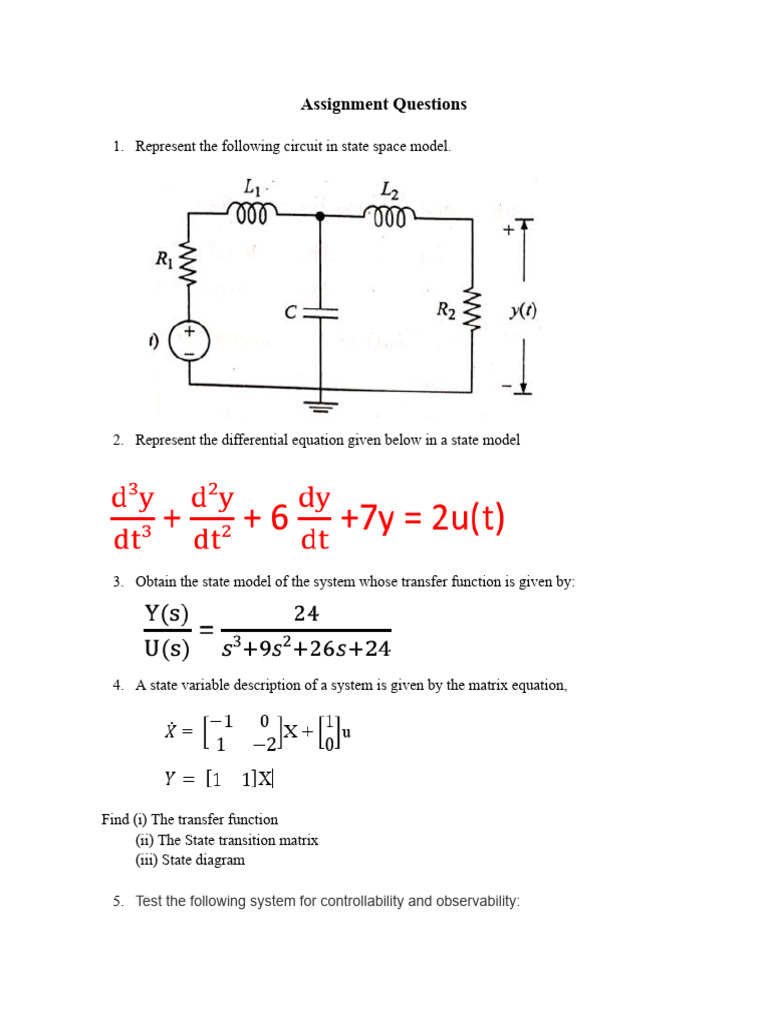 Assignment Questions | PDF