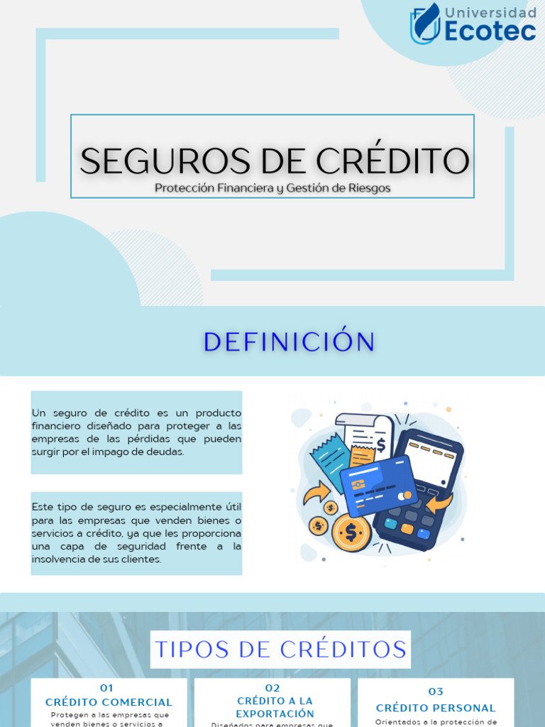 Seguro de Crédito: Protección Empresarial | PDF | Seguro | Crédito