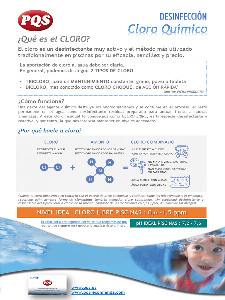 Ficha Cloro Rapid | PDF | Cloro | Agua