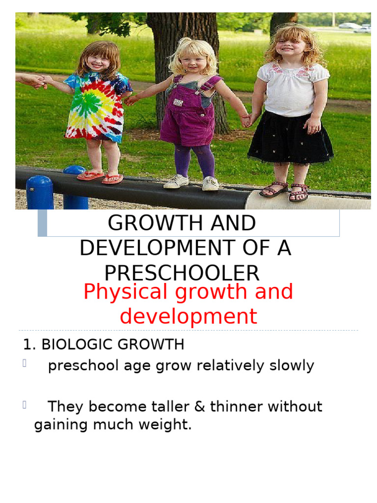 Growth and Development of Preschooler | PDF | Oedipus Complex ...