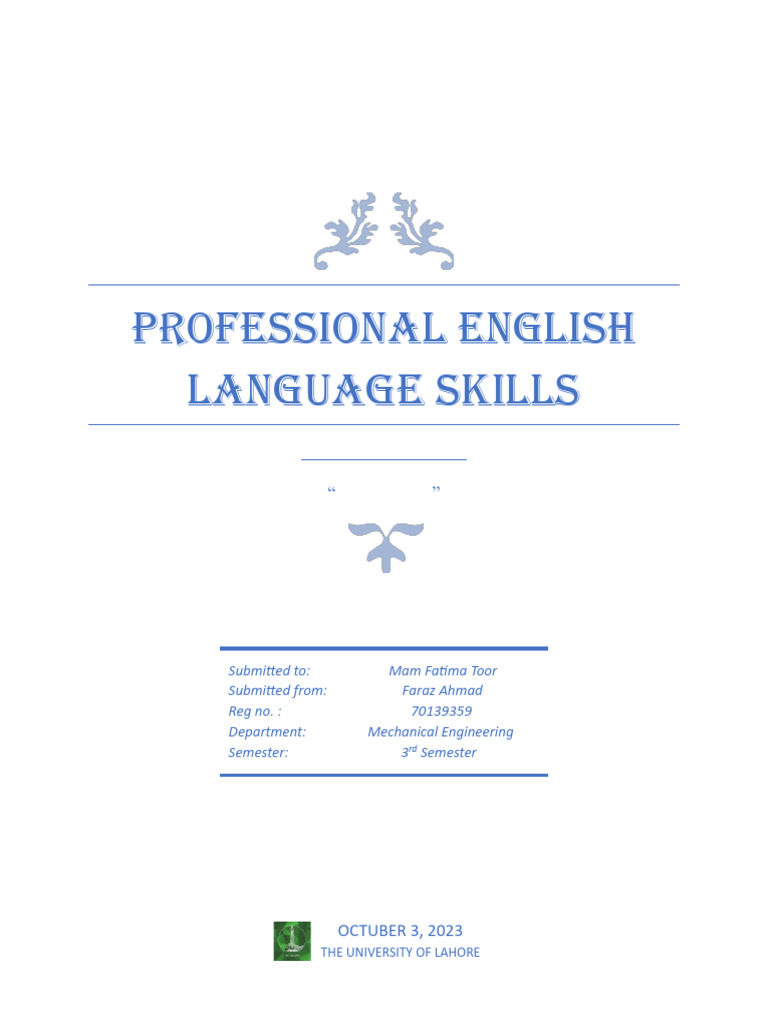 First Page (Eng Portfolio) | PDF