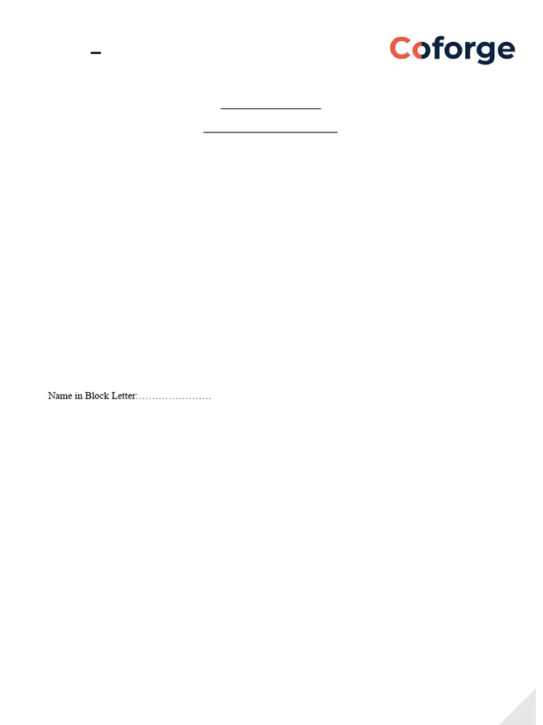 CIBIL and BGV Authorization Letter | PDF