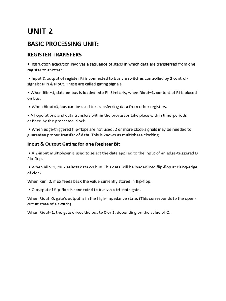 COMPUTER ORGANIZATION (UNIT - 2) - Note | PDF | Cpu Cache | Computer Data Storage