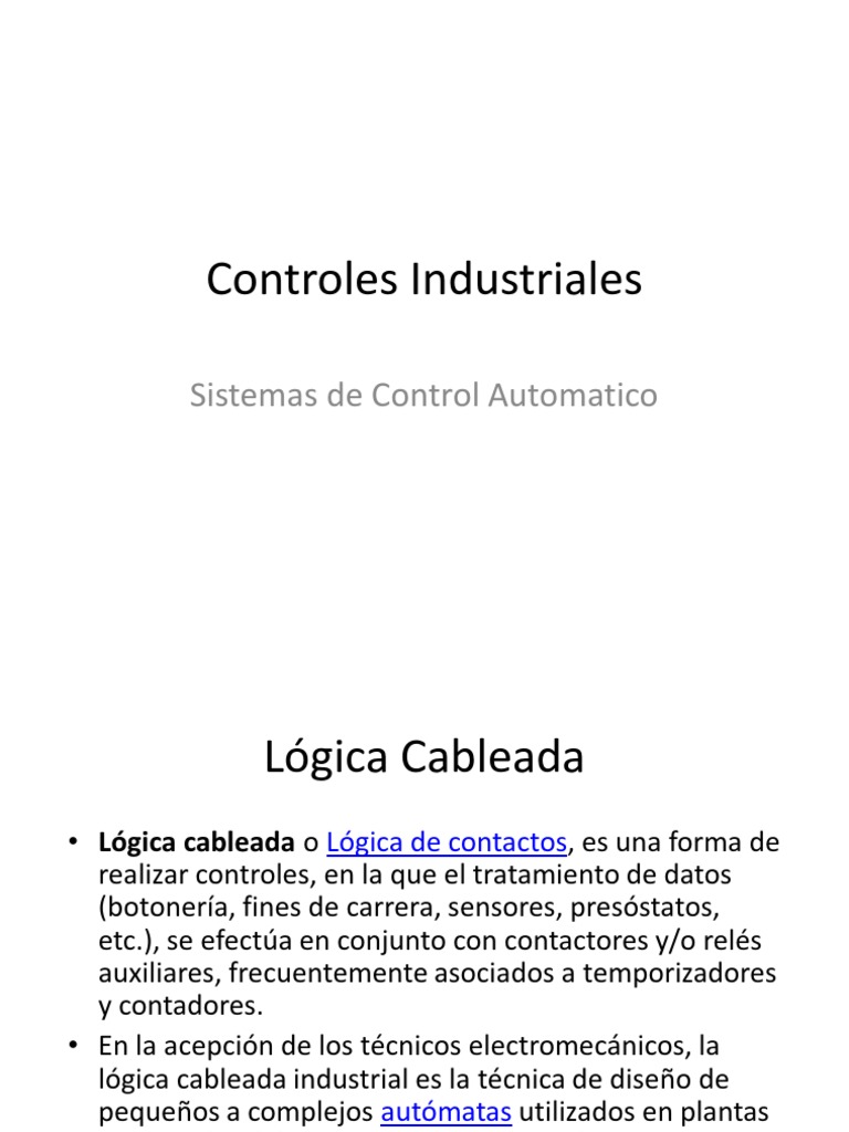 Logica Cableada | PDF