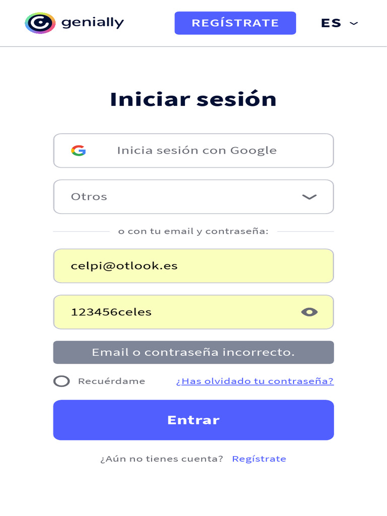 Acceso y Registro de Usuario | PDF