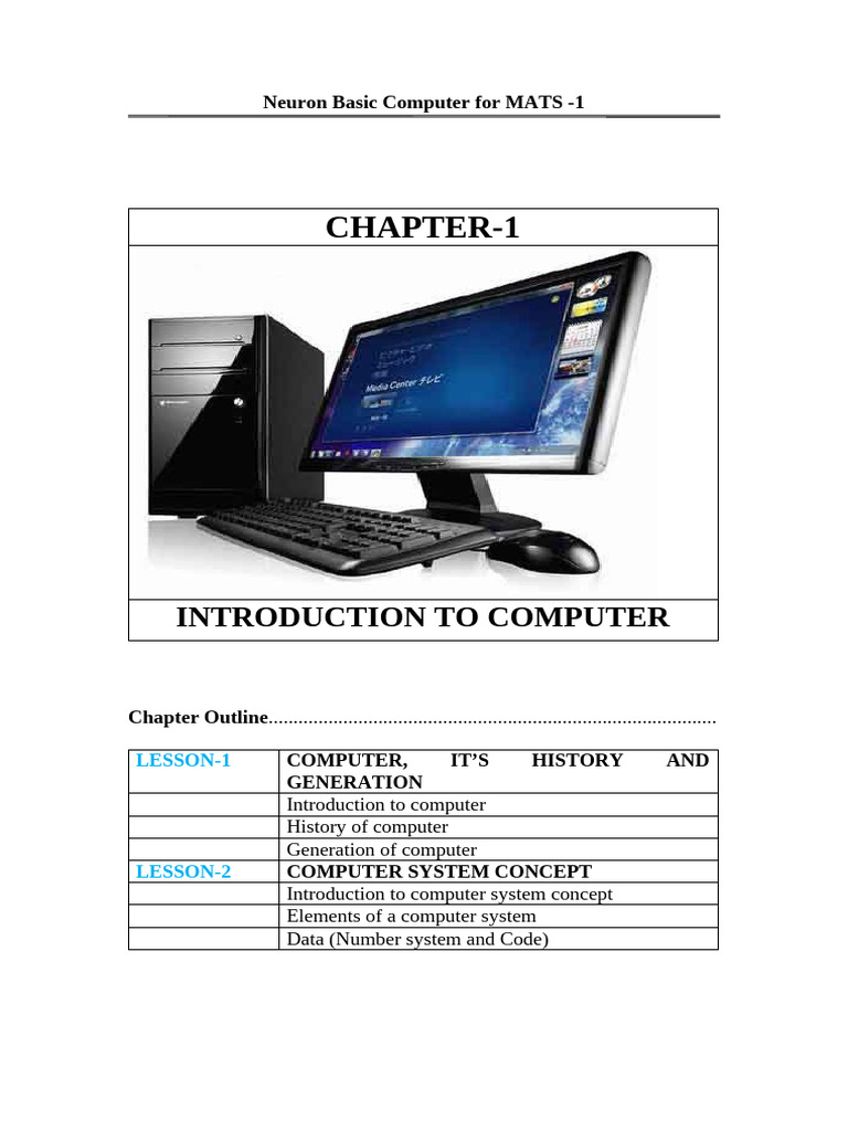 Setup Introduction To Computer | PDF | Computer Hardware | Input/Output