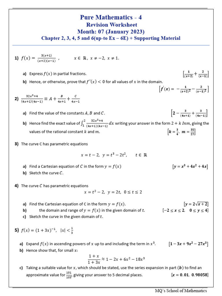 P4 May 23 BATCH RWS (Month 7, January 2023) CH 2, 3, 4, 5, 6 (Up To Ex ...