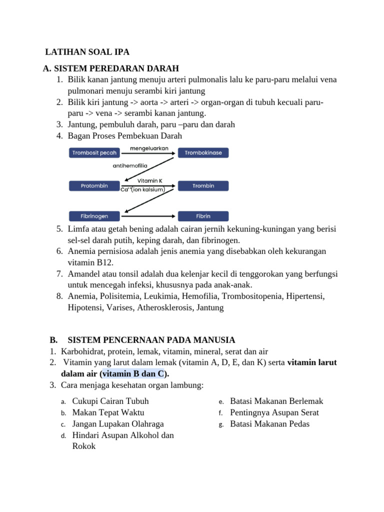 Latihan Soal Ipa Pas Viii | PDF