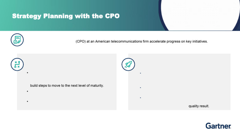 Strategy Planning With The Cpo | PDF