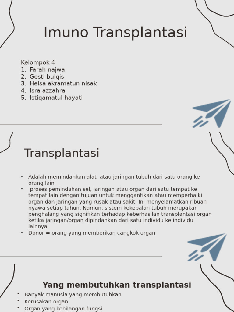 Imuno Transplantasi KLP 4 | PDF