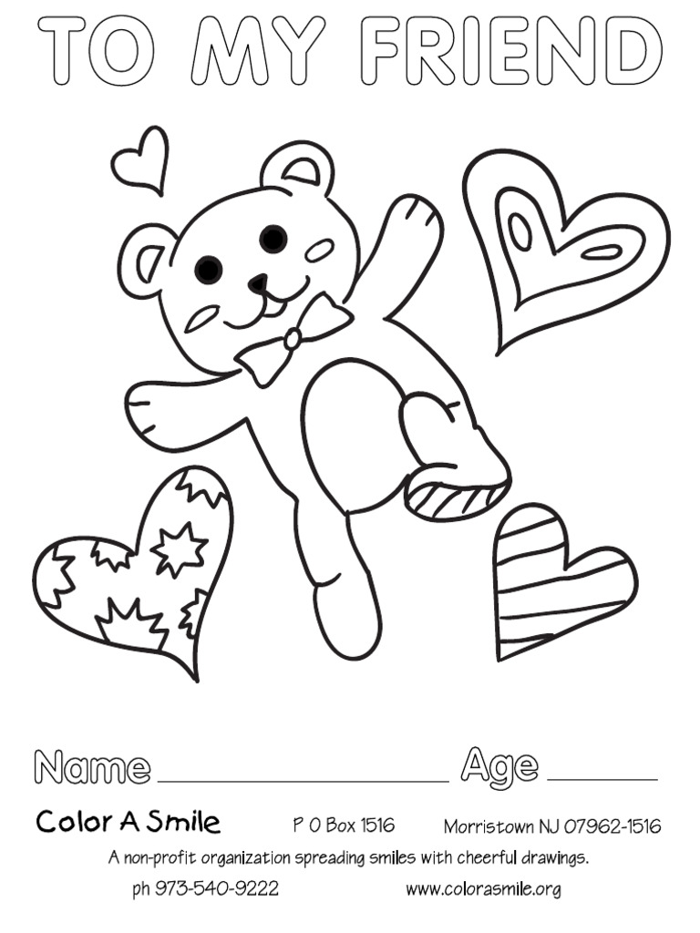 To My Friend, Bear Hearts | PDF