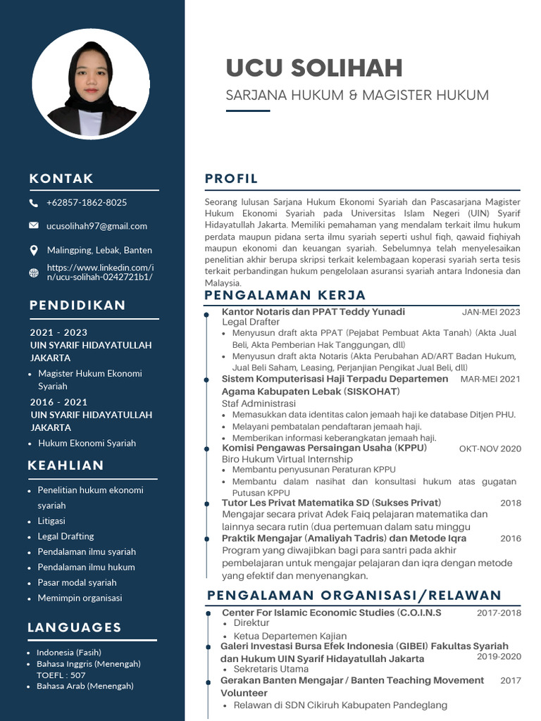 CV Ucu Solihah | PDF