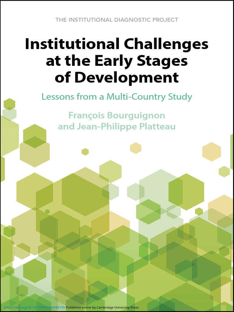 Institutional Challenges at The Early Stages of Development | PDF ...