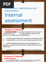 Math IA Outline Guidelines | PDF