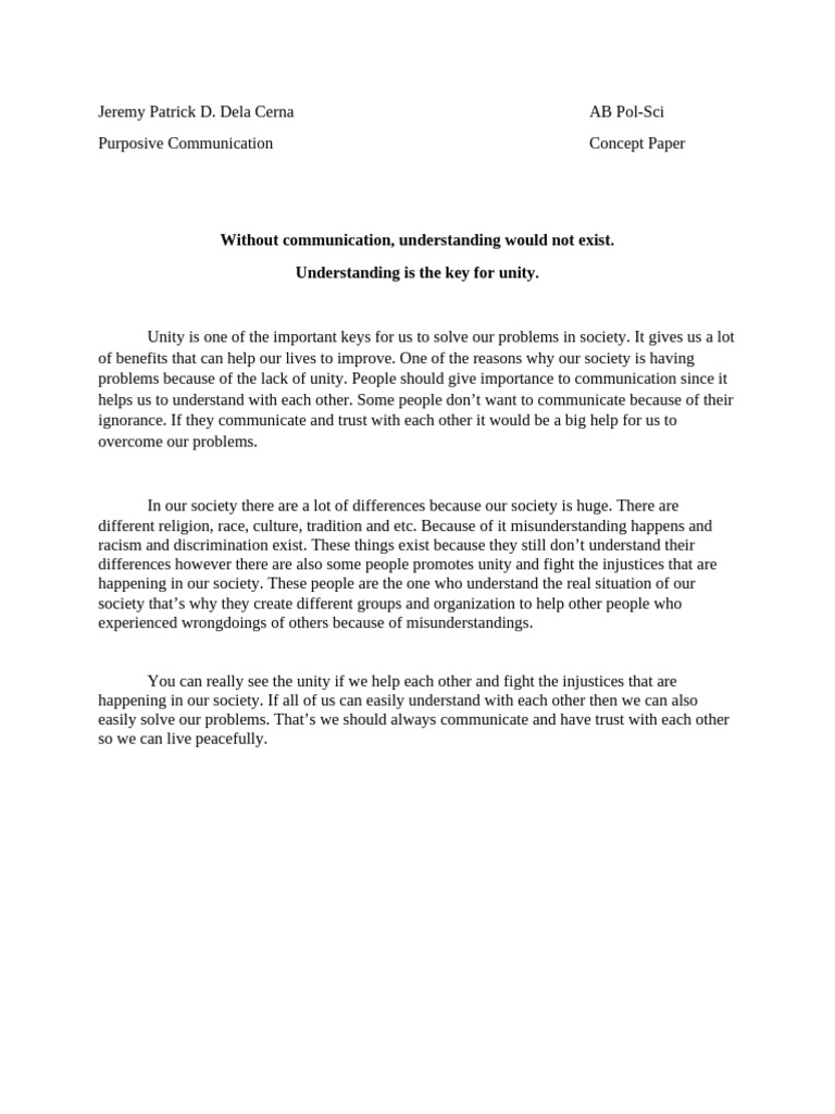 Concept Paper | PDF