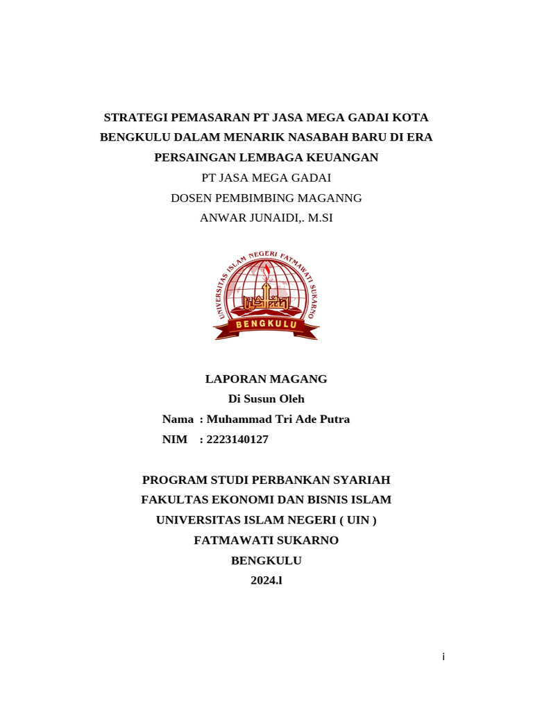 Laporan Muhammad Ade Fix | PDF