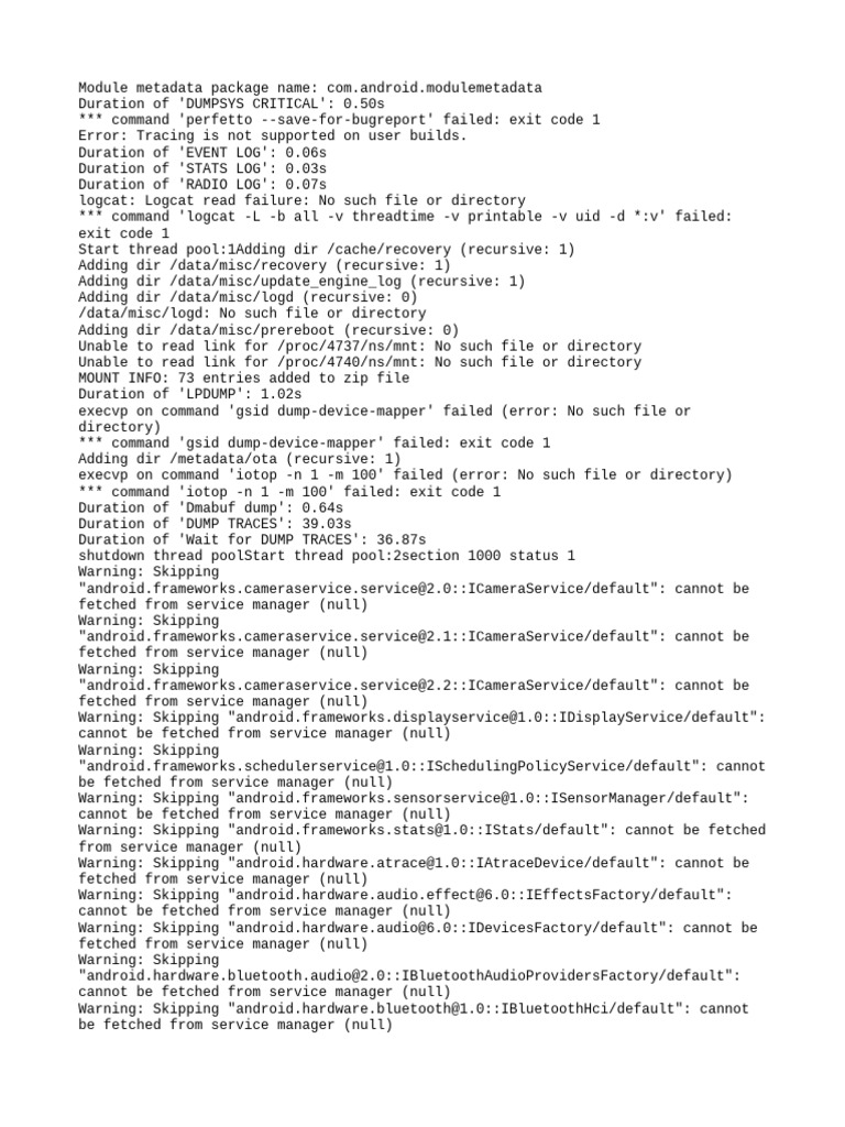 Bugreport NAM L29 HUAWEINAM L29 2023 12 03 16 51 11 Dumpstate - Log 4651 | PDF | Computing ...