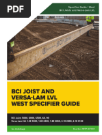 BCI Joists: BCI 5000 BCI 6000 BCI 6500 BCI 60 BCI 90 | PDF