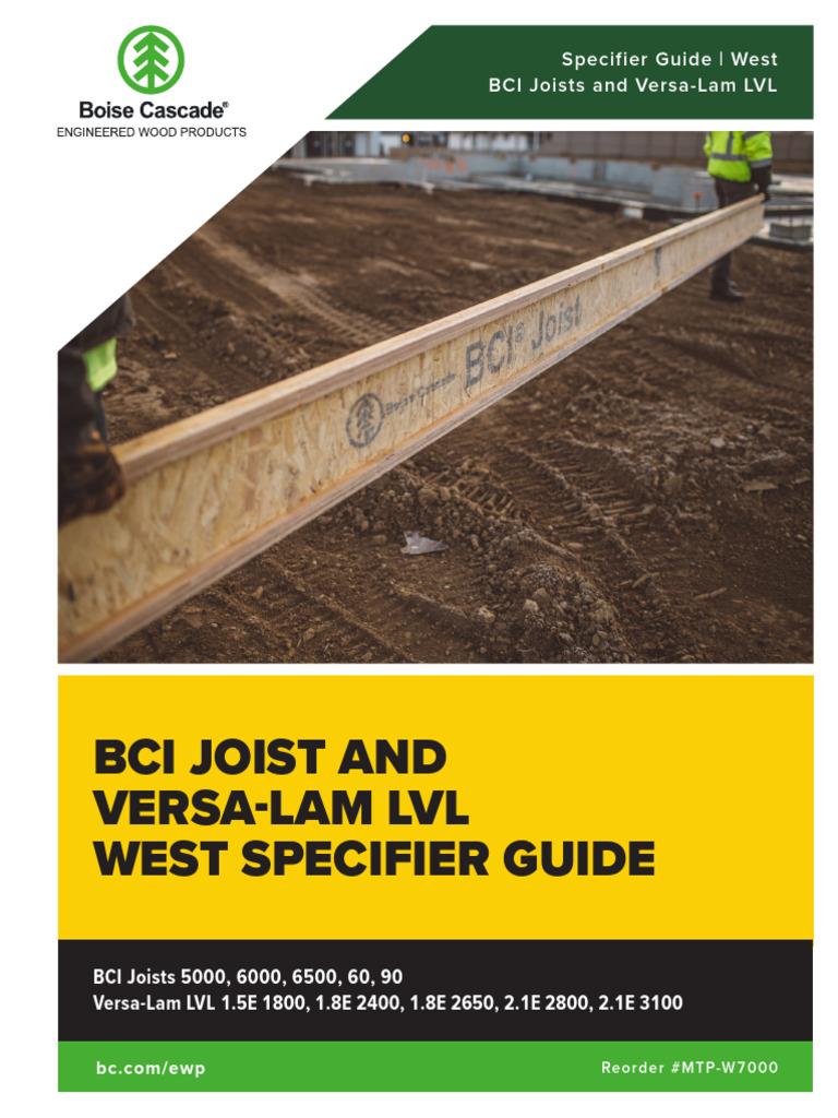 MTP-W7000 West Specifier Guide - WEB | PDF | Framing (Construction) | Building Engineering