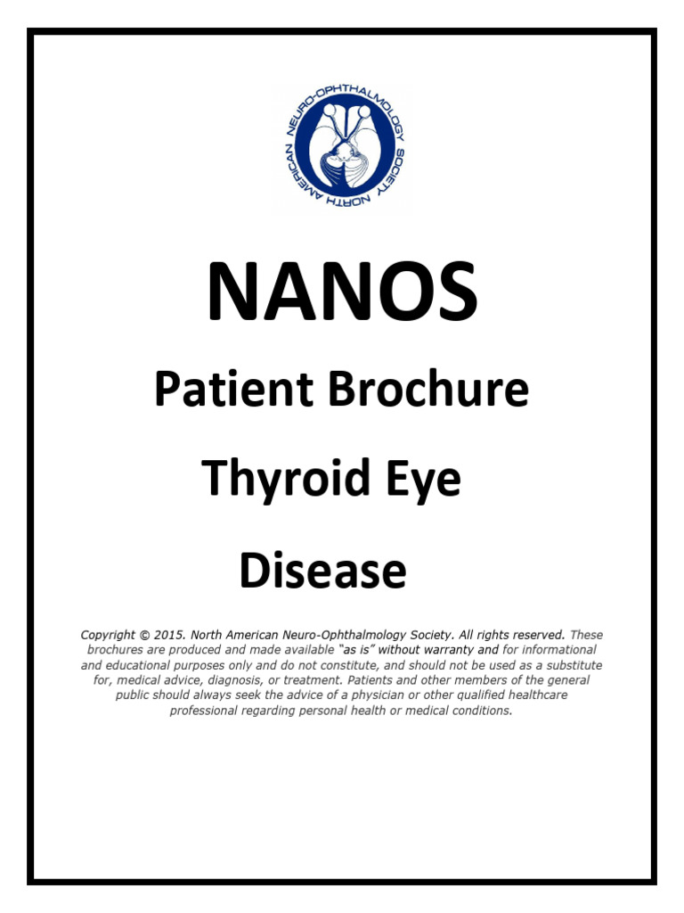 Thyroid Eye Disease Tagalog Edite | PDF