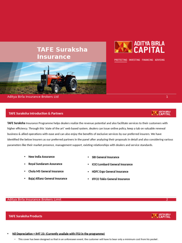 TAFE Suraksha | PDF | Insurance | Financial Services