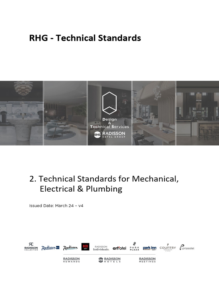 RHG MEP Standards v.4 | PDF | Air Conditioning | Building Automation