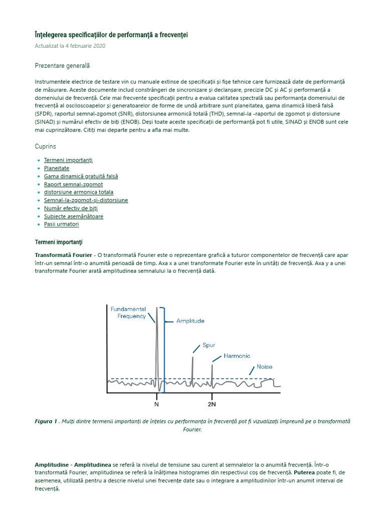 Understanding Frequency Performance Specifications - NI | PDF