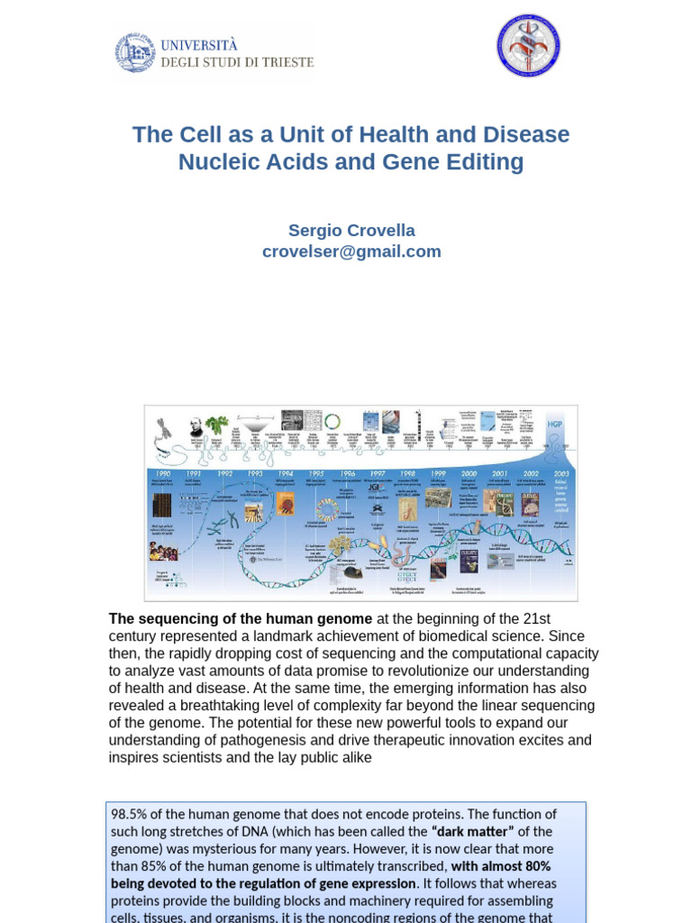 Nucleic Acids and Gene Editing | PDF | Crispr | Gene