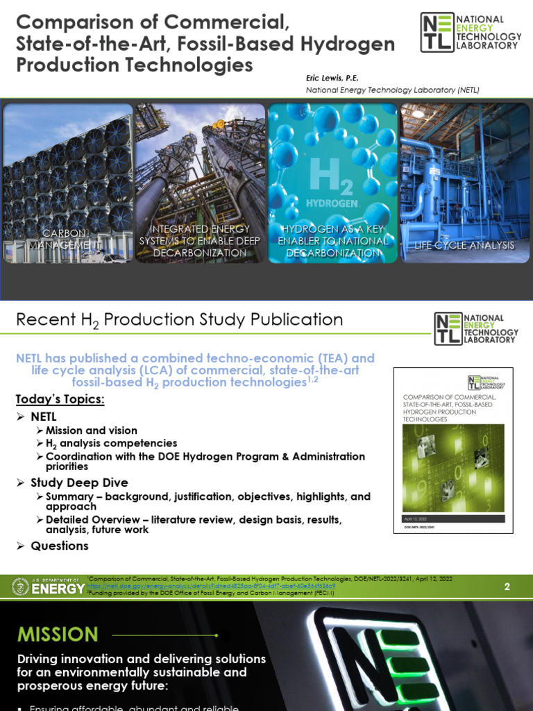 Carbon Management Integrated Energy Systems To Enable Deep Decarbonization Hydrogen As A Key ...