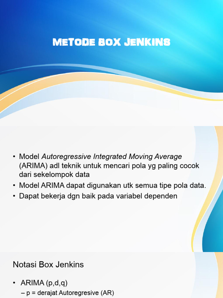 Analisis Metode Box Jenkins ARIMA | PDF